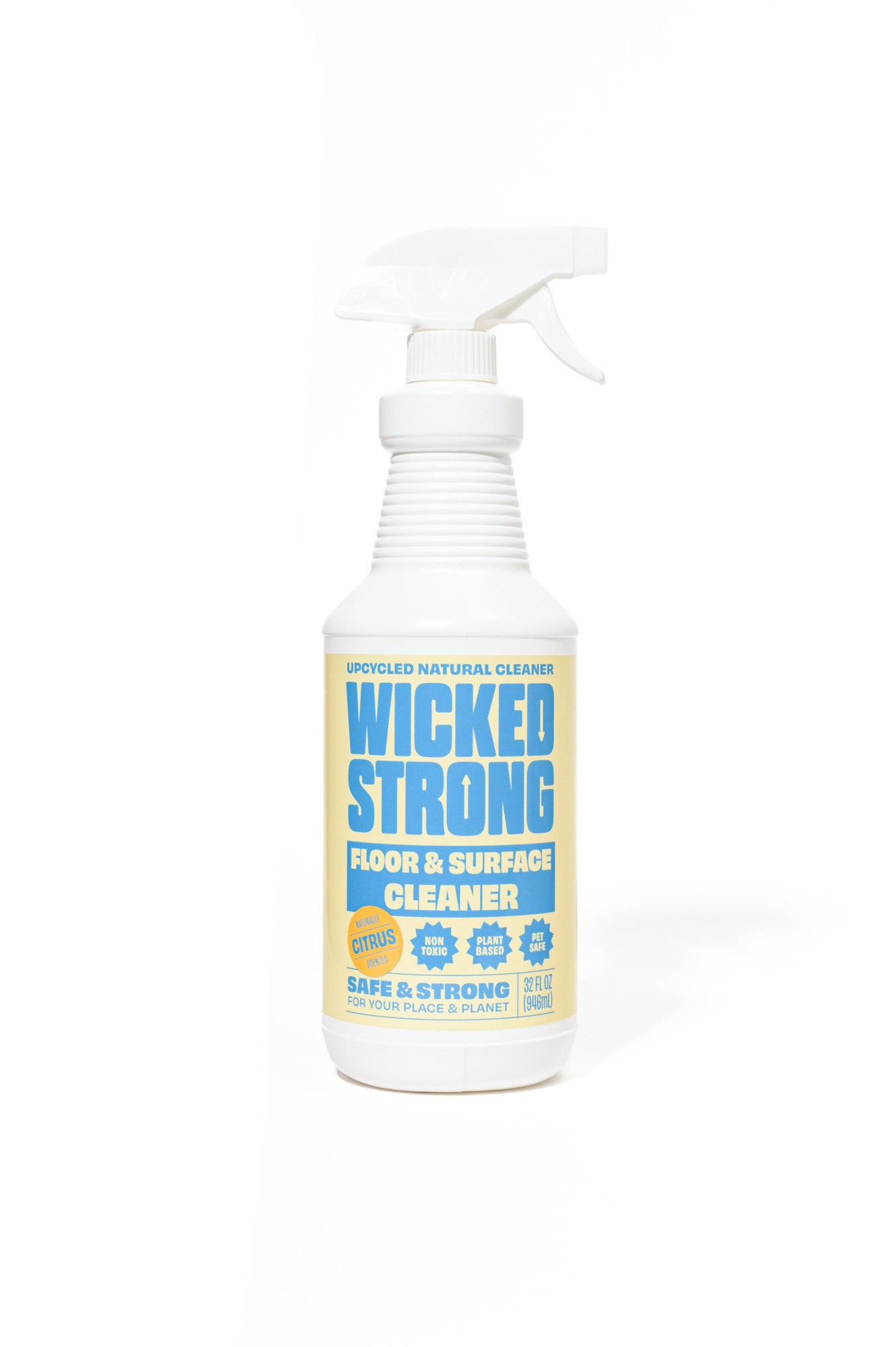 Floor & Surface Cleaner | Non-Toxic, Upcycled Formula | Wicked Strong ...
