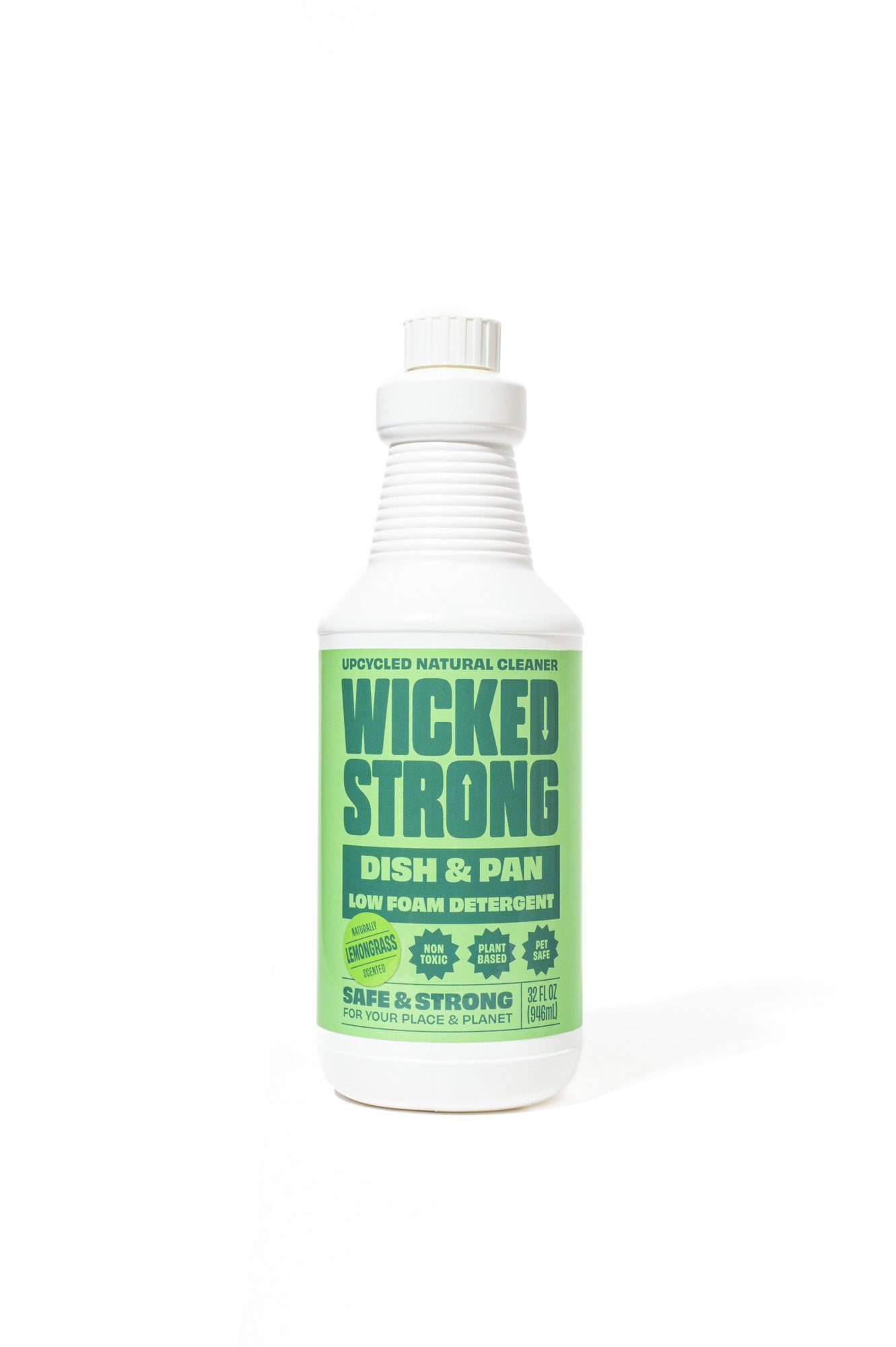 Dish & Pan Low-Foam Detergent | Non-Toxic, Upcycled Formula | Wicked ...